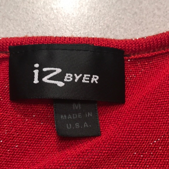 Iz Byer | Tops | Iz Byer Orange And Silver Sparkly Top | Poshmark